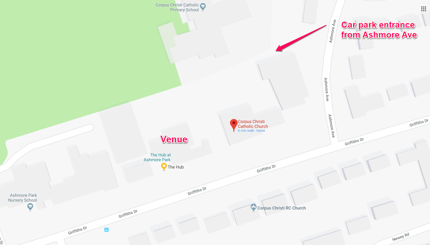 Corpus Car Park Map | The Hub at Ashmore Park